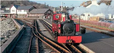 Russell calls at Porthmadog Harbour station - PressReader