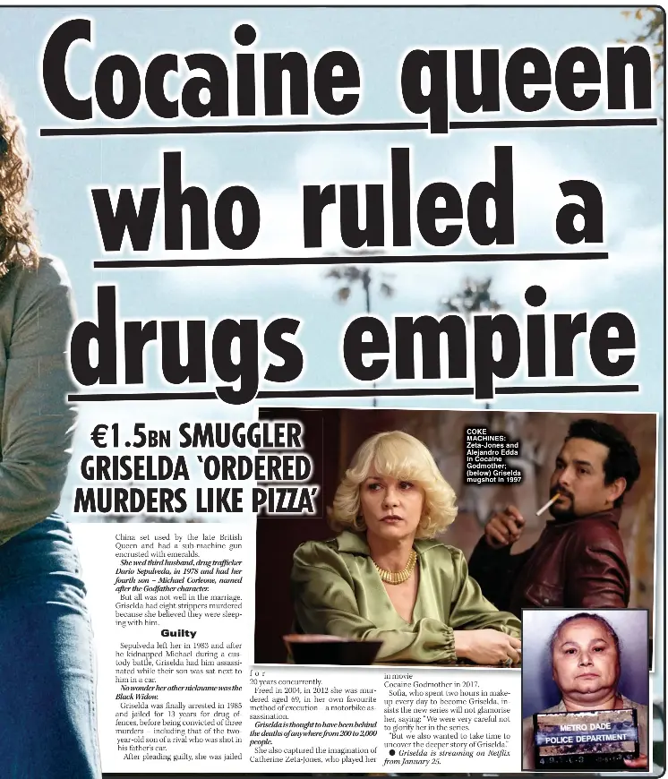 Cocaine queen who ruled a drugs empire €1.5BN SMUGGLER GRISELDA ...