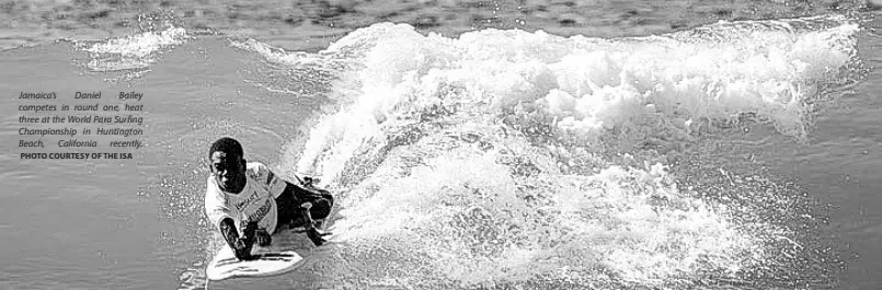 Bailey pleased with effort at third World Para Surfing - PressReader