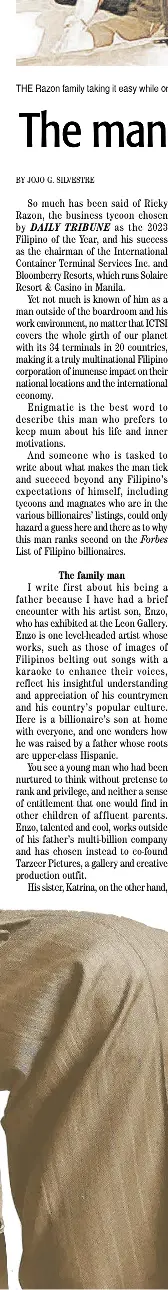 The man beyond the empire - PressReader