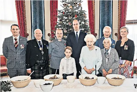 Royal family falls in for the Christmas pudding effort - PressReader