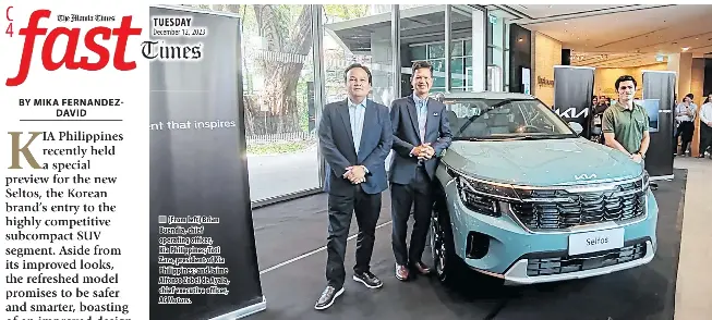 Kia PH launches 2024 Seltos - PressReader