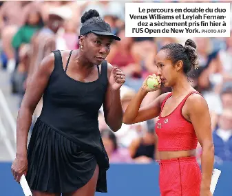 FIN DE PARCOURS ABRUPTE POUR LE DUO LEYLAH ET VENUS - PressReader