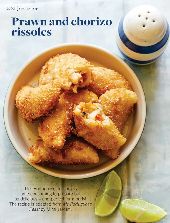 Prawn and chorizo rissoles - PressReader