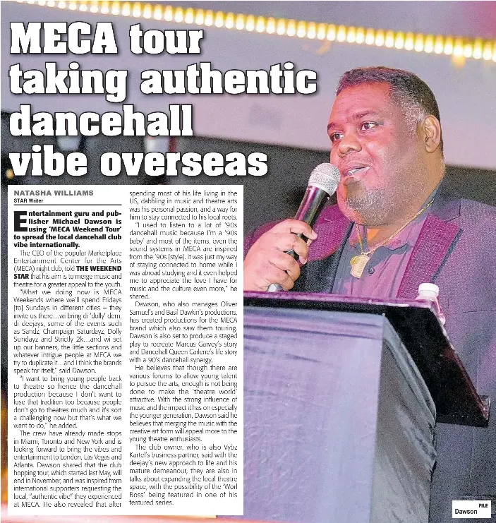 MECA tour taking authentic dancehall vibe overseas - PressReader