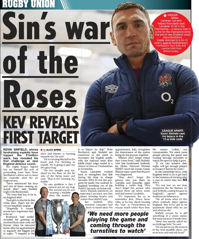 Sin’s war of the Roses KEV REVEALS FIRST TARGET - PressReader