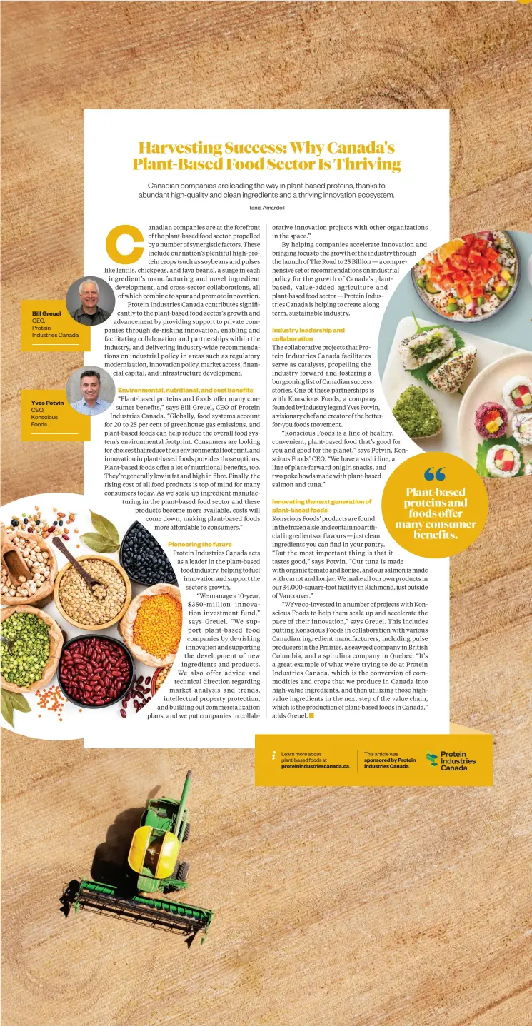 Harvesting Success: Why Canada's Plant-based Food Sector Is Thriving - PressReader