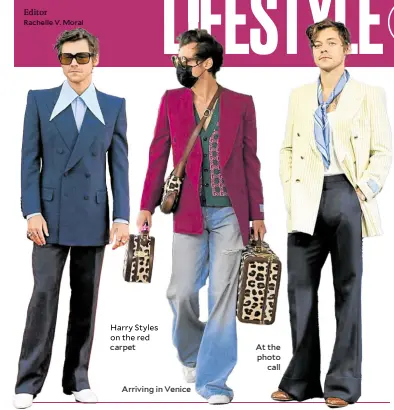 All of Harry Styles’ looks at the Venice film fest - PressReader
