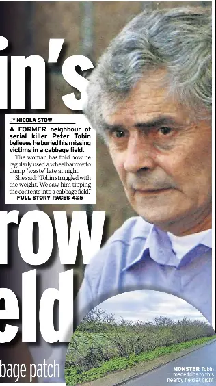 Killer Tobin’s late-night wheelbarro­w trips to field - PressReader