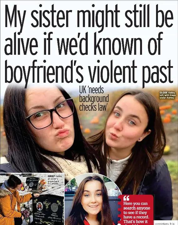 My sister might still be alive if we’d known of boyfriend’s violent past - PressReader