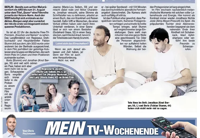 Große Gefühle in queerer Filmreihe - PressReader