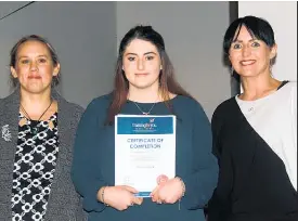 Study successes marked at ceremony for 49 graduates - PressReader