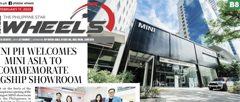 MINI PH WELCOMES MINI ASIA TO COMMEMORAT­E FLAGSHIP SHOWROOM - PressReader