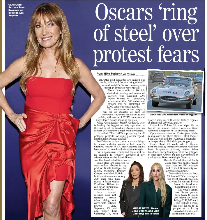 Oscars ‘ring of steel’ over protest fears - PressReader