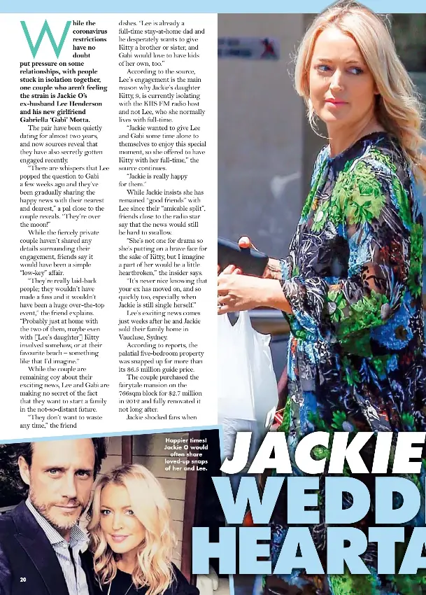 JACKIE O’S WEDDING HEARTACHE - PressReader