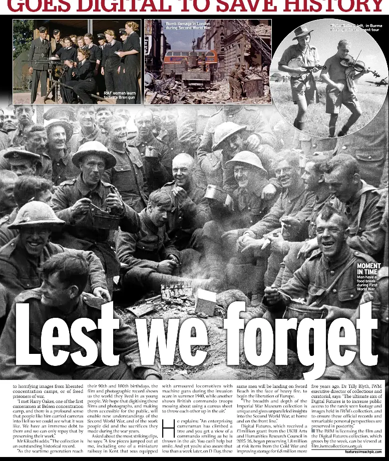 WAR MUSEUM GOES DIGITAL TO SAVE HISTORY | Sunday Mirror | PressReade­r