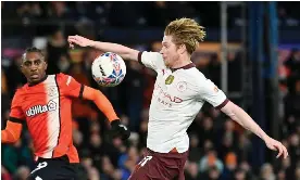 Assist machine De Bruyne surprising himself as Manchester City power on - PressReader