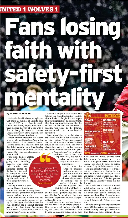 Fans losing faith with safety-first mentality - PressReader