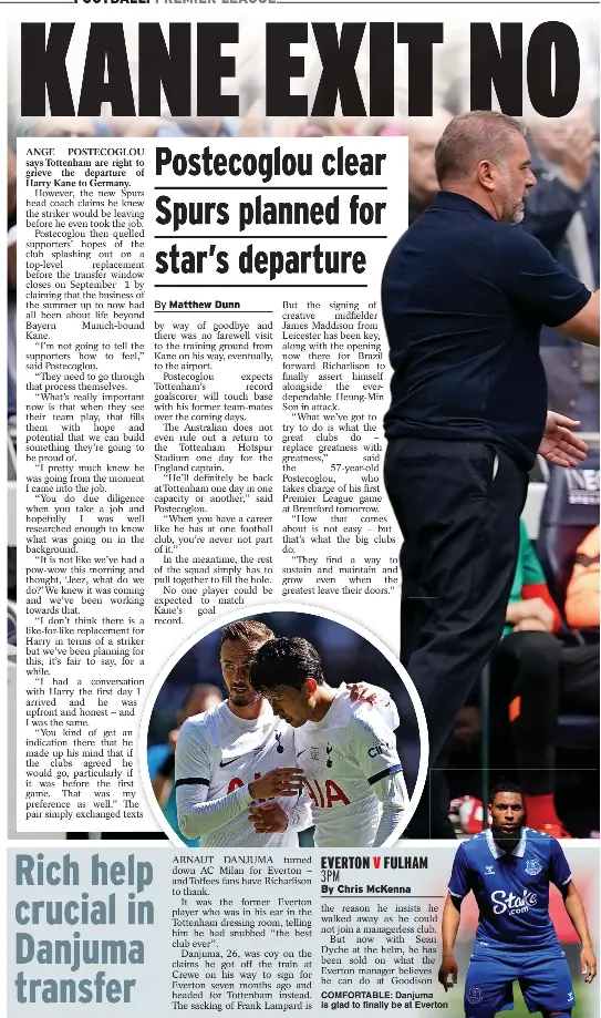 KANE EXIT NO SHOCK TO ANGE - PressReader