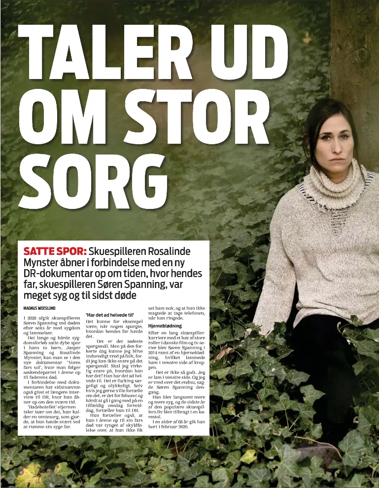 TALER UD OM STOR SORG - PressReader