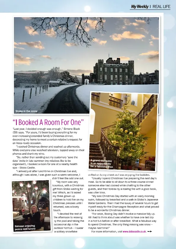 “I Booked A Room For One” - PressReader