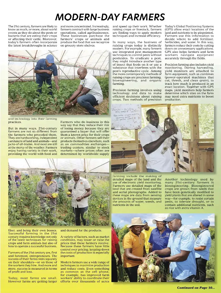 MODERN-DAY FARMERS - PressReader