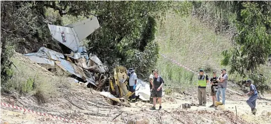 Crashed light aircraft was on a training flight - PressReader