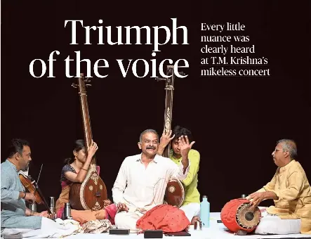 Triumph of the voice - PressReader
