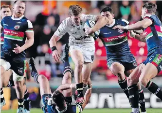 Sharks all at sea as Leicester Tigers pounce - PressReader