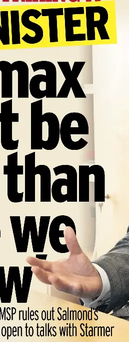 INDY MINISTER Devo max ‘might be better than where we are now’ - PressReader