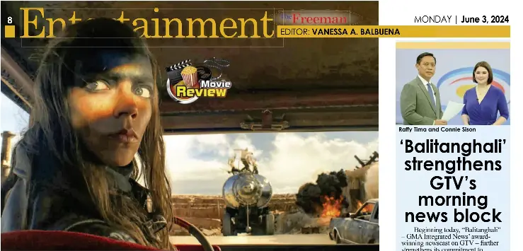 ‘Furiosa: A Mad Max Saga’ gives heroine much-deserved backstory - PressReader