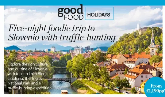 Five-night foodie trip to Slovenia with truffle-hunting - PressReader