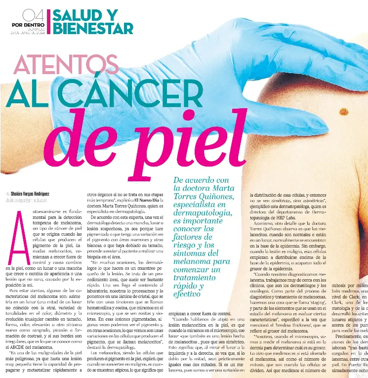 ATENTOS AL CÁNCER de piel - PressReader
