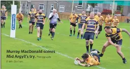 Progress for Mid Argyll RFC against high-flying Moffat - PressReader