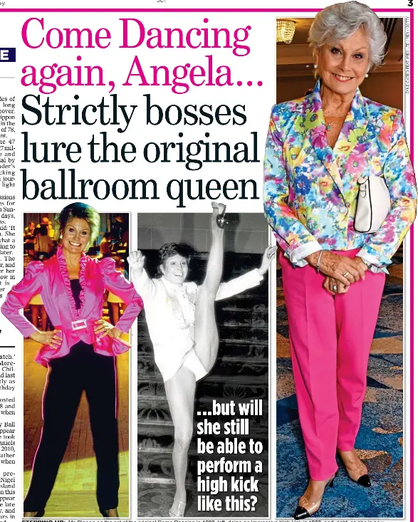 Come Dancing again, Angela... Strictly bosses lure the original ...