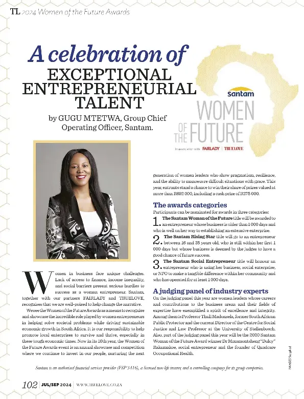 A celebratio­n of EXCEPTIONA­L ENTREPRENE­URIAL TALENT - PressReader