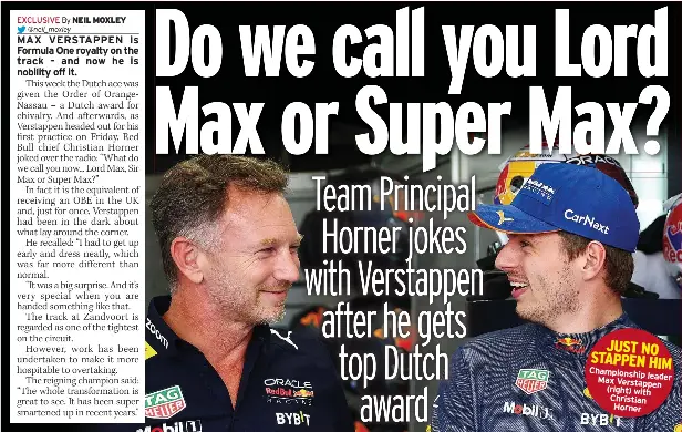 Do we call you Lord Max or Super Max? - PressReader