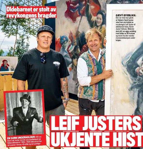 LEIF JUSTERS UKJENTE HISTORIE - PressReader