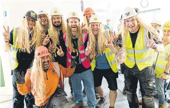 Sam Ryder puts another brick in the wall for special edition of DIY SOS - PressReader