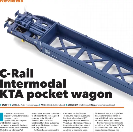 C-rail Intermodal KTA pocket wagon - PressReader