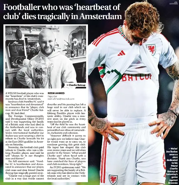 Wales fans’ anger at arrest ordeal in Armenian capital - PressReader