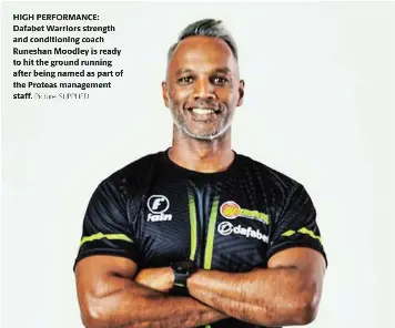 Moodley primed to whip Proteas into shape - PressReader