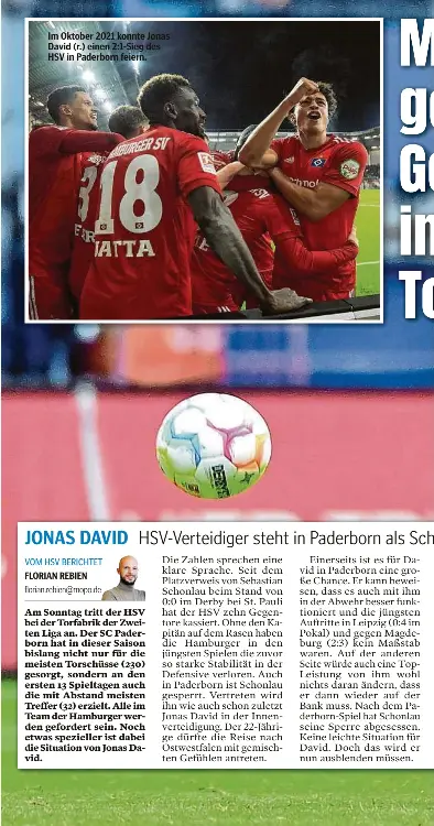 JONAS DAVID M ge Ge in To Mit emischten efühlen n das opspiel - PressReader