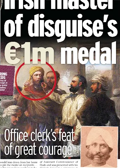 Irish master of disguise’s €1m medal - PressReader