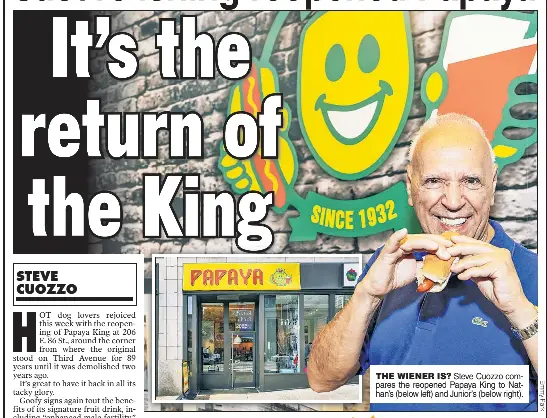 It's the return of the king - PressReader
