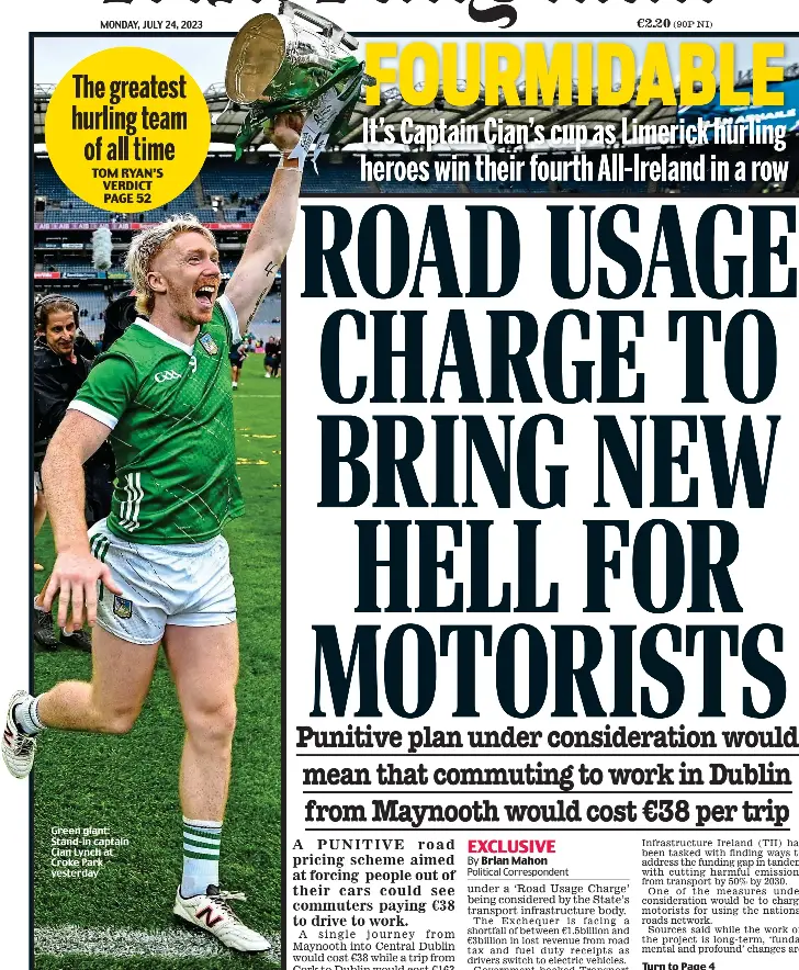ROAD USAGE CHARGE TO BRING NEW HELL FOR MOTORISTS - PressReader