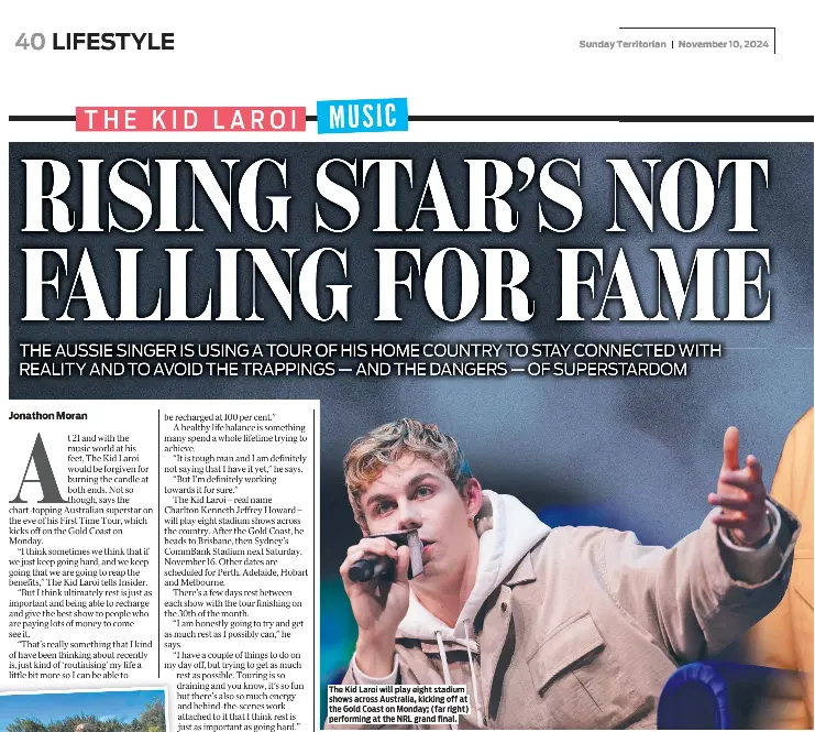 RISING STAR’S NOT FALLING FOR FAME - PressReader