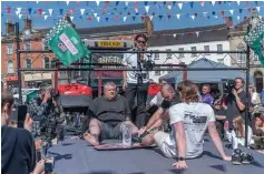 Toe-ing with the flow! Ben and Lisa take toe wrestling world titles ...