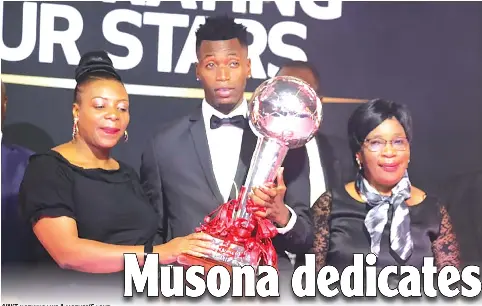 Musona dedicates award to mother - PressReader