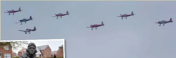 Flypast tribute to those who served at EX-RAF base - PressReader